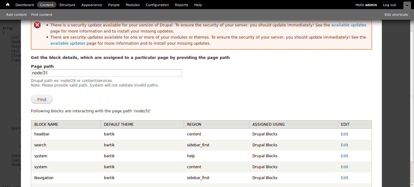[D7] Blocks By Page Path [#2554407] | Drupal.org
