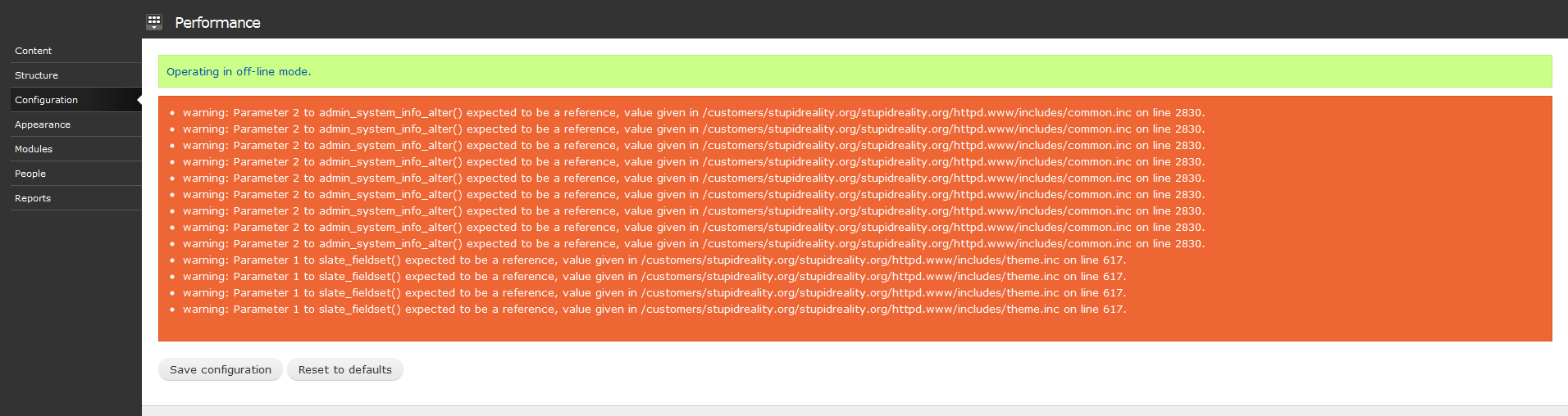 Strange error! [#624796] | Drupal.org