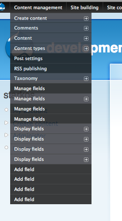 Content menu isn't working with CCK [#268032] | Drupal.org