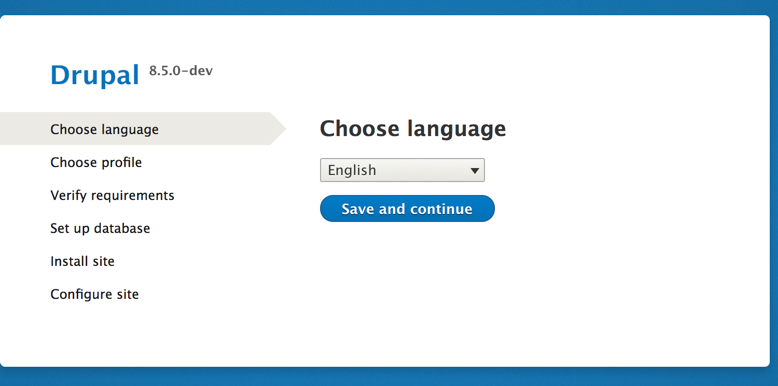 When installing a site in a language besides English, the site name is not saved and reverts to ...