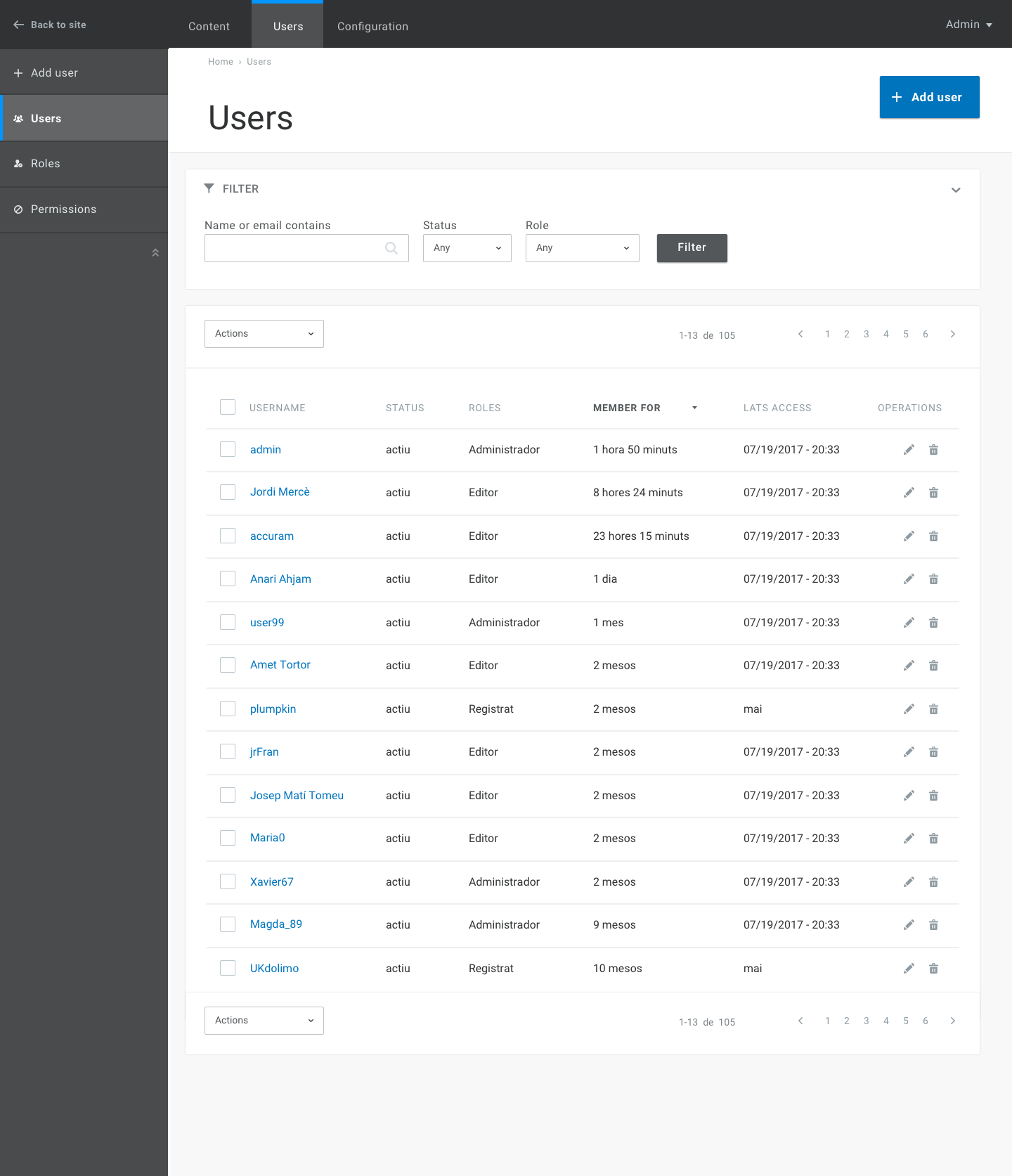 Redesign the Admin UI [#2902399] | Drupal.org