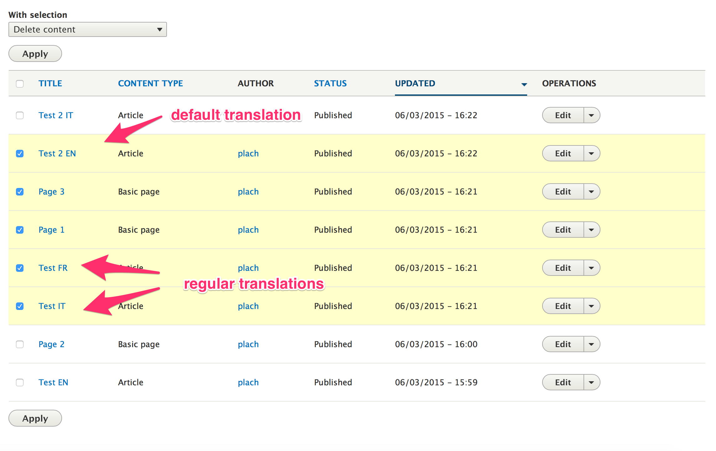 Make Views bulk operations entity translation aware [#2484037] | Drupal.org