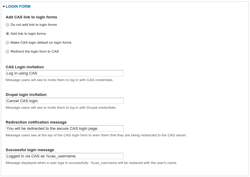 Add CAS login link to the user login form [#2723733] | Drupal.org
