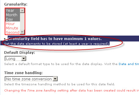 Date field granularity always set to Year [#1125720] | Drupal.org