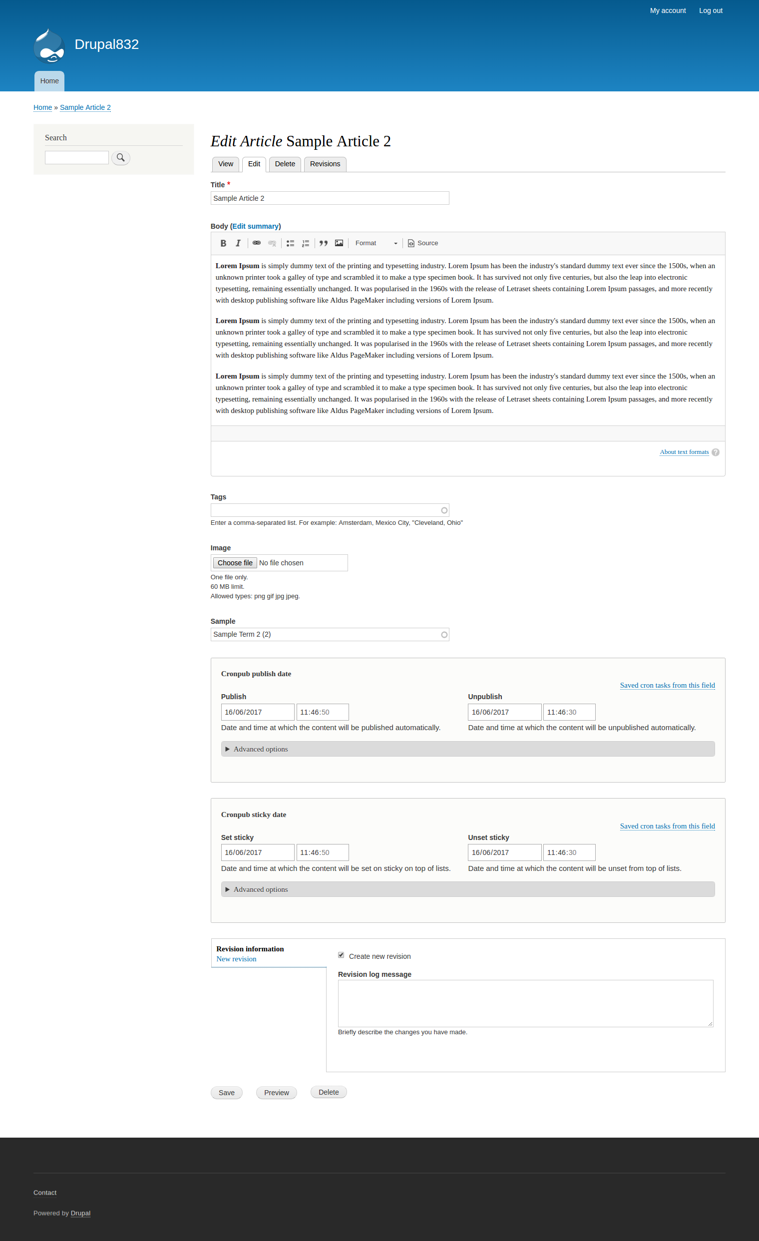 User roles and cronpub field/widget access [#2842325] | Drupal.org