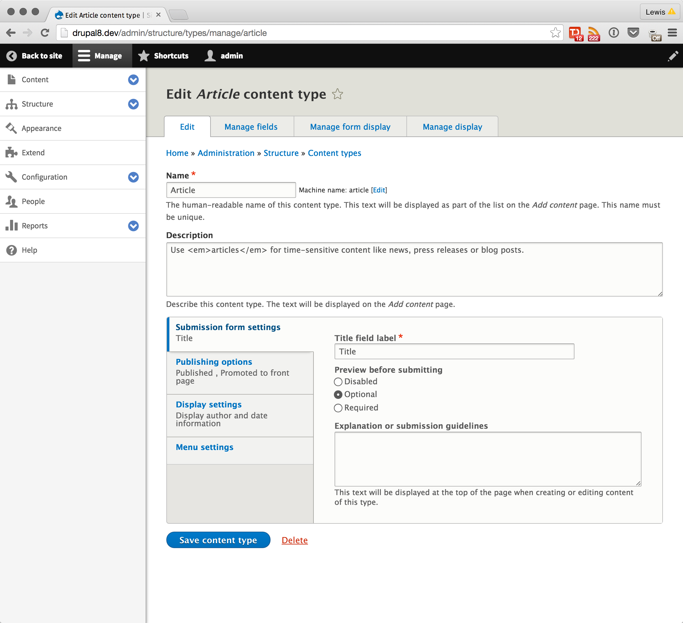 The Edit Manage Display And Manage Form Display Tabs Were Hard To Understand 2521780 