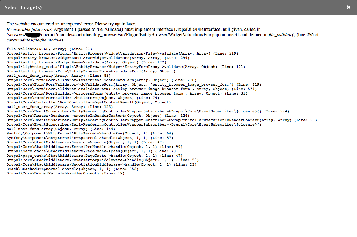Widget Context And Validators Not Passed To Entity Browser Element 6248