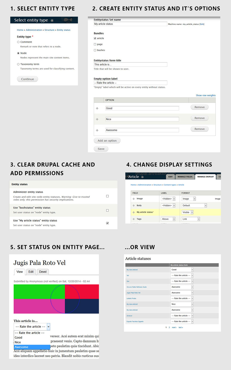 [D7] Entitystatus [#2419901] | Drupal.org