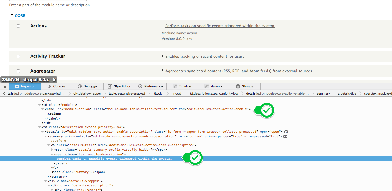 Remove SafeMarkup::set in theme_system_modules_details() [#2501737] | Drupal.org