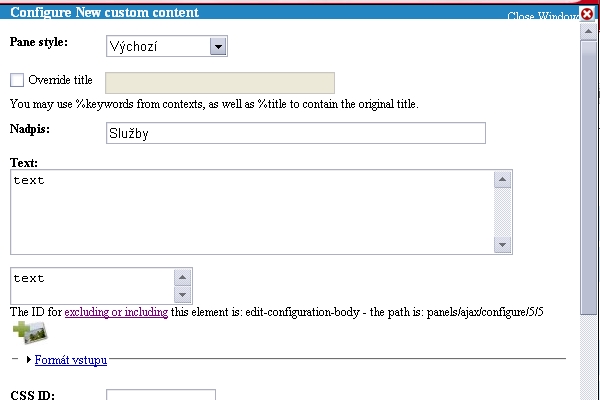 FCKeditor does not work with Panels New Custom Content and shows 2 textareas [#428632] | Drupal.org