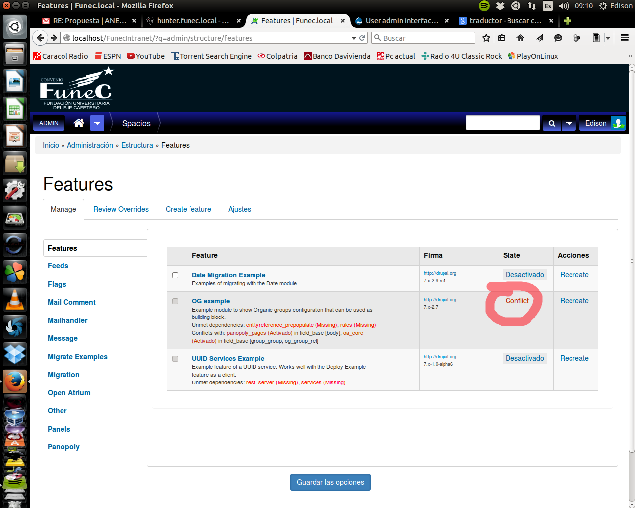 User admin interface [#2522018] | Drupal.org