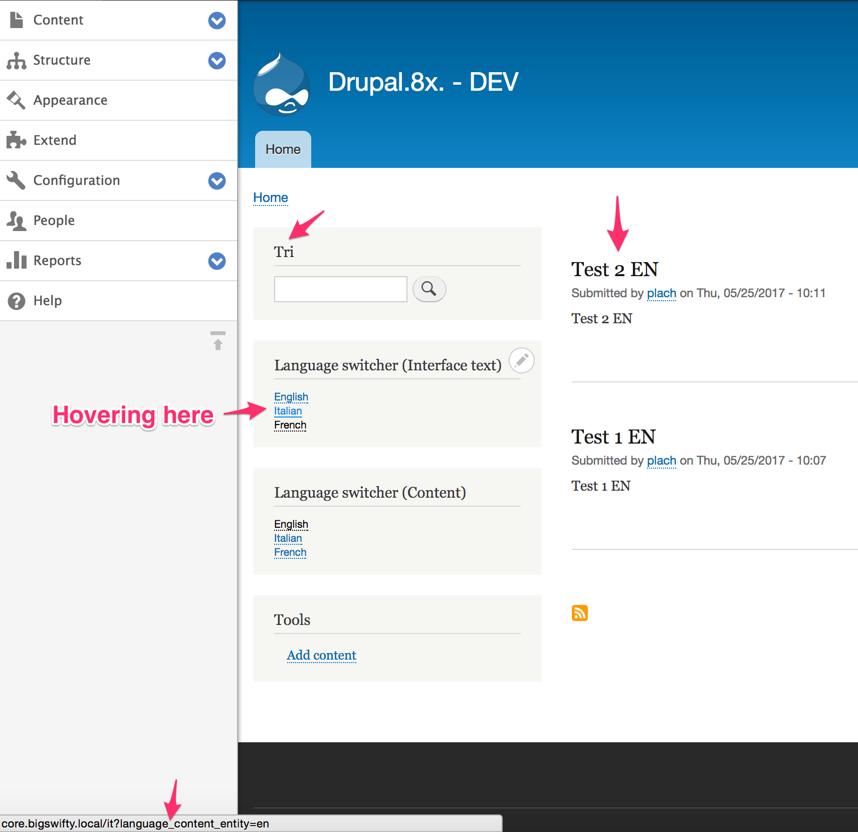Doubts about Content language negotiation [#2860901] | Drupal.org