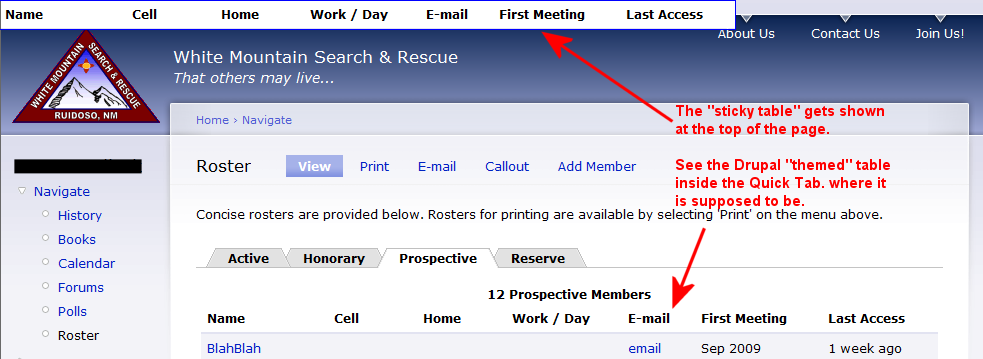 IE7: QuickTabs & Drupal Themed Tables [#577596] | Drupal.org