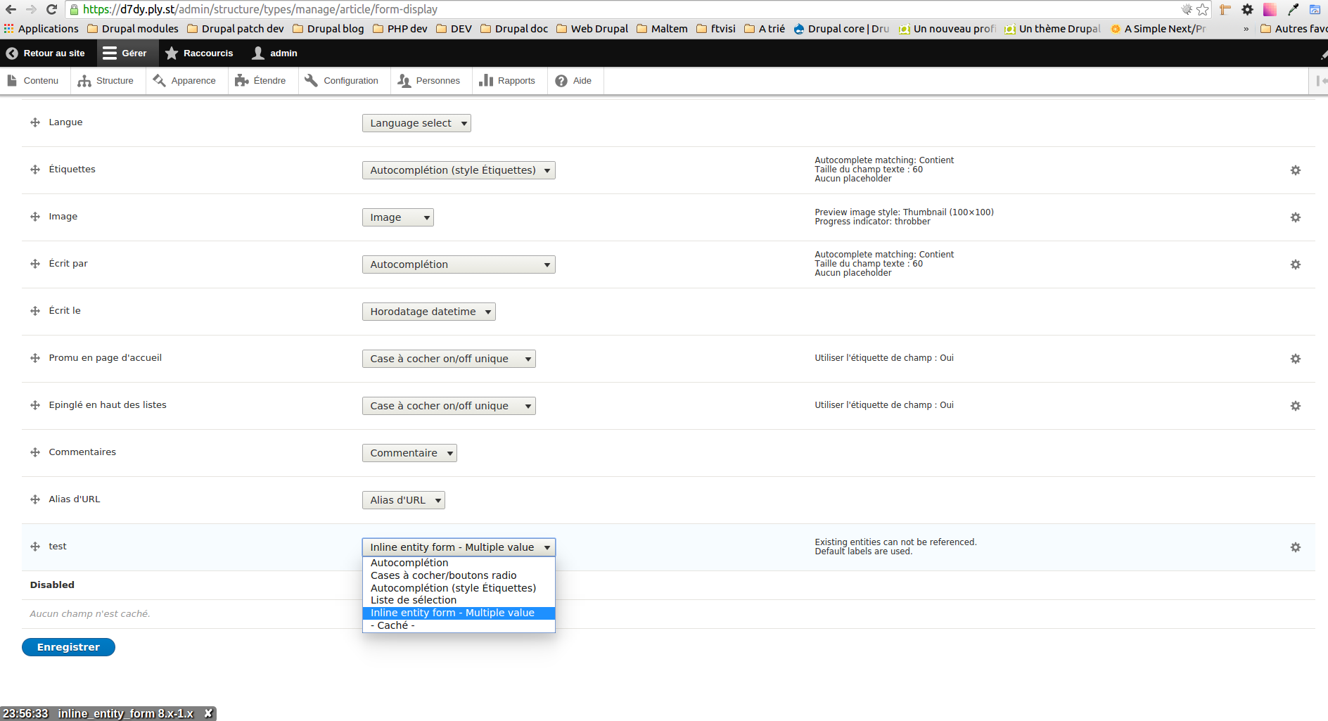 Port "Single" IEF field widget to D8 [#2508107] | Drupal.org