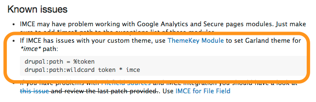 Unable to see IMCE file browser buttons [#1181070] | Drupal.org