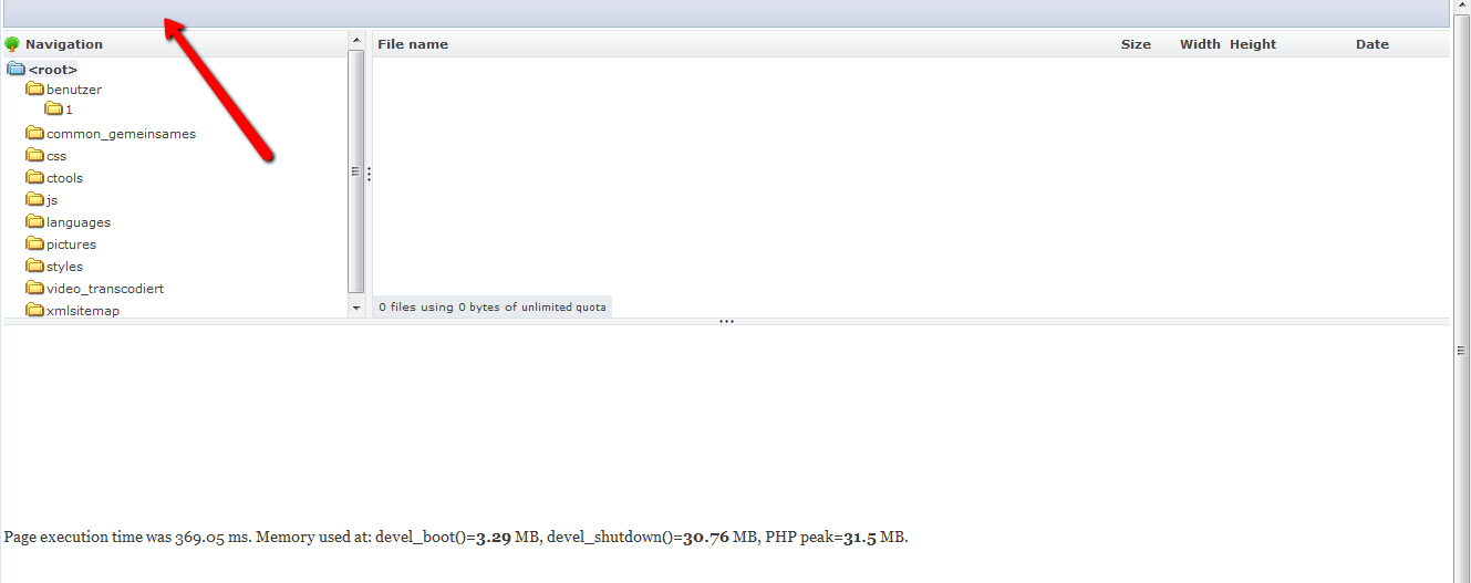 IMCE tool bar missing [#1036334] | Drupal.org