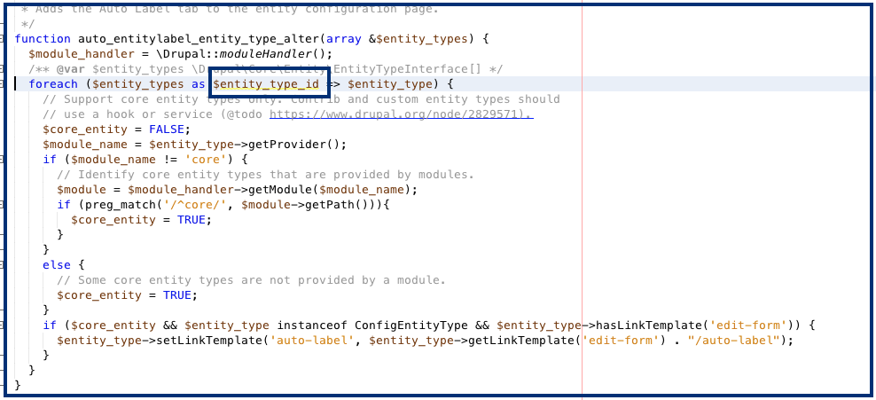 Fixed unused entity_type_id [#2869548] | Drupal.org