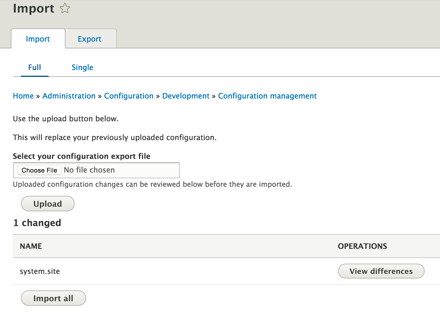 Reorder tabs in configuration UI [#2247291] | Drupal.org
