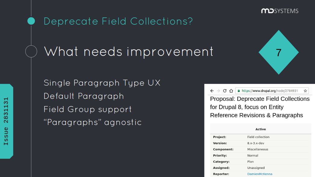 [META] Outperform field collections [#2831131] | Drupal.org