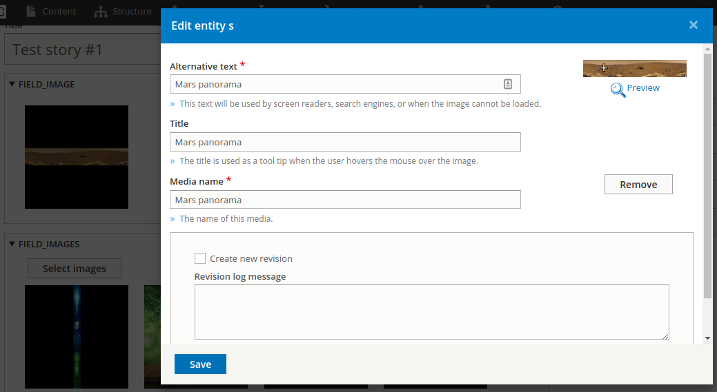 [Varbase Media] Enhanced media (image) widget field preview [#2893965] | Drupal.org