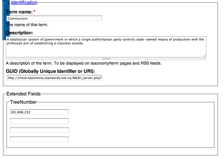 HOWTO: Import the MeSH taxonomy database. Or a subset. [#460920] | Drupal.org