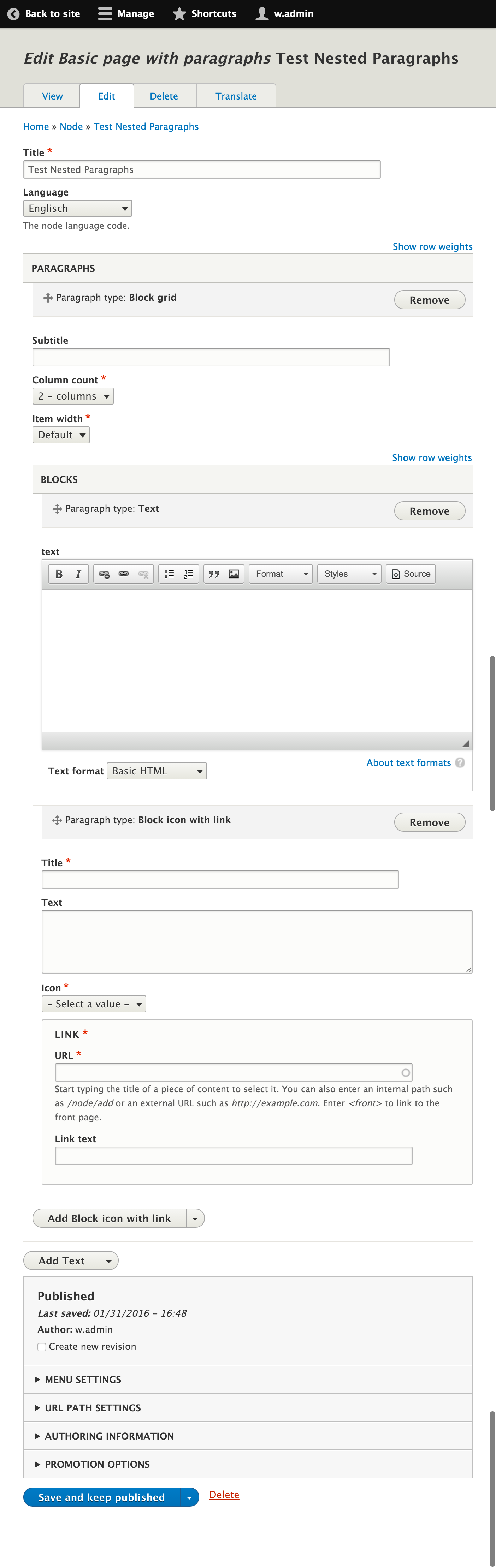 UX improvements for nested paragraphs [#2642810] | Drupal.org