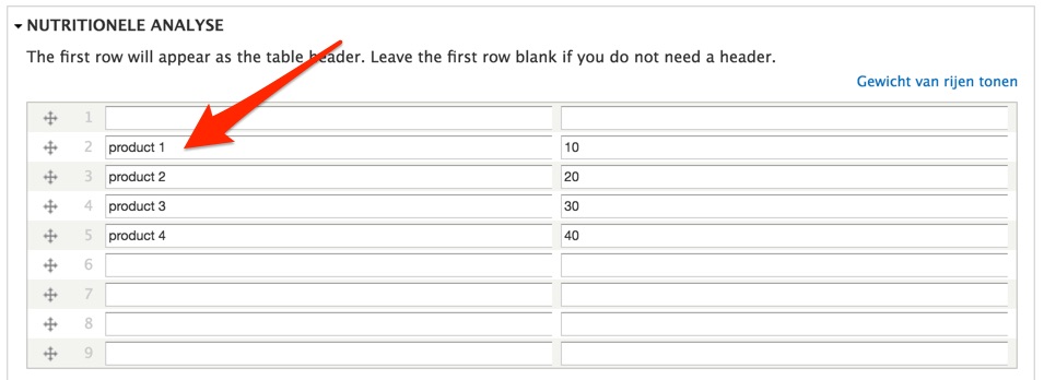 Second row is hidden when "hide empty rows" is selected [#2918617] | Drupal.org