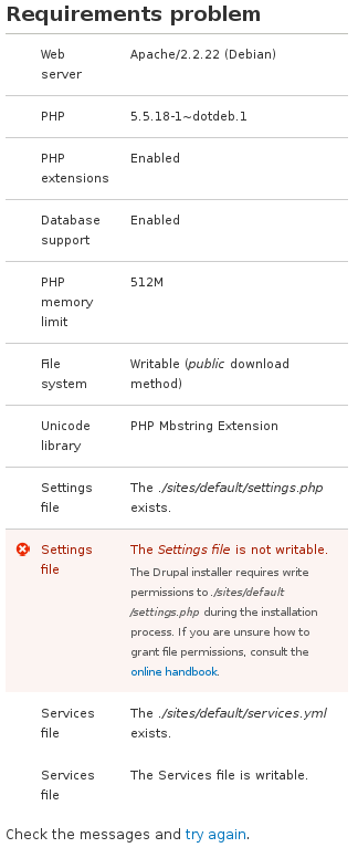 Drupal 8 Install Does Not Warn If Clean Urls Are Not Supported [ 2094985]
