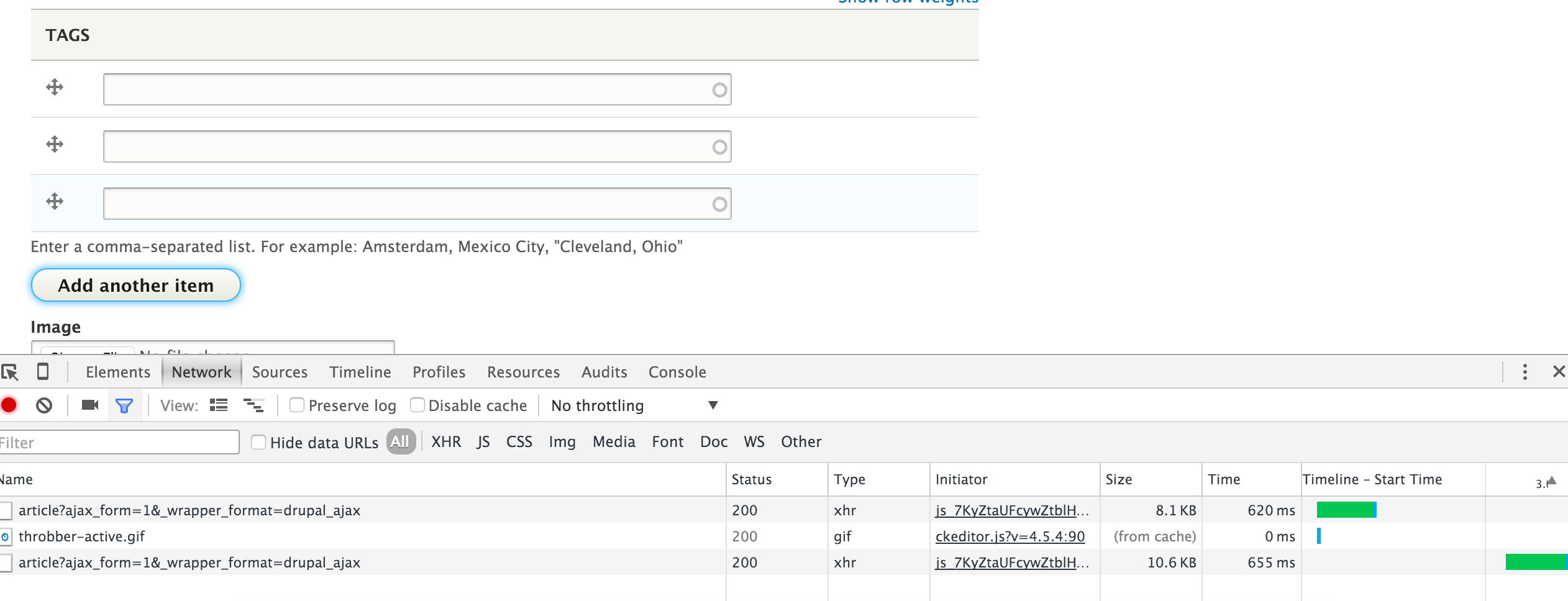 Query string is appended multiple time after each AJAX request ...