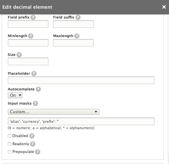Custom Input Masks: Allow optional characters [#2950549] | Drupal.org