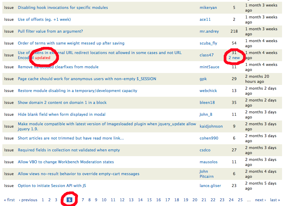 user/%/track not sorting correctly [#2130537] | Drupal.org