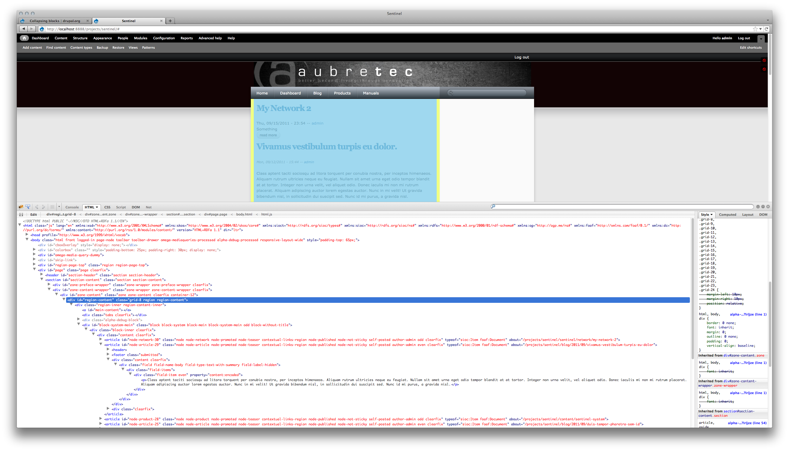 Collapsing blocks [#1280876] | Drupal.org