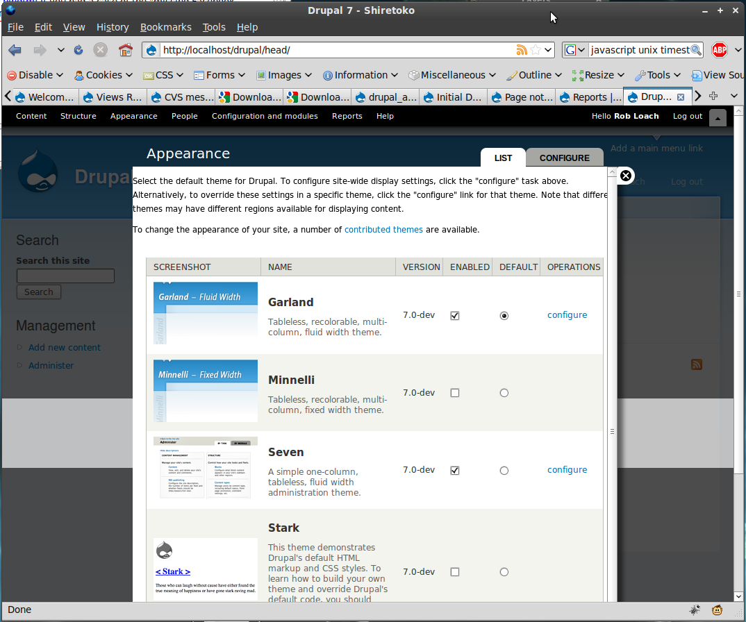 Initial D7UX admin overlay [#517688] | Drupal.org