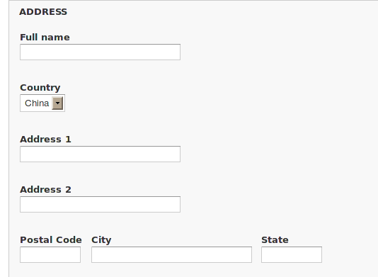 Make the postal code field optional for China [#1218304] | Drupal.org