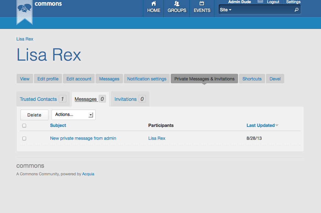 Private Message count is confusing [#2215871] | Drupal.org
