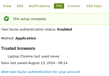 Deploy two-factor-authentication on drupal.org [#2239973] | Drupal.org