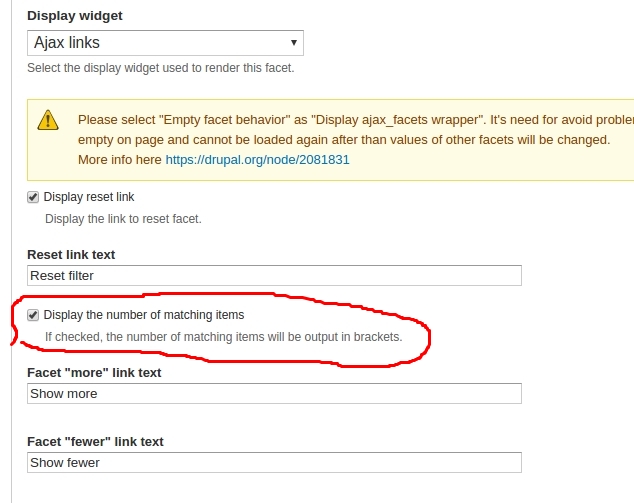 Facet - Counter disapeared [#2827940] | Drupal.org