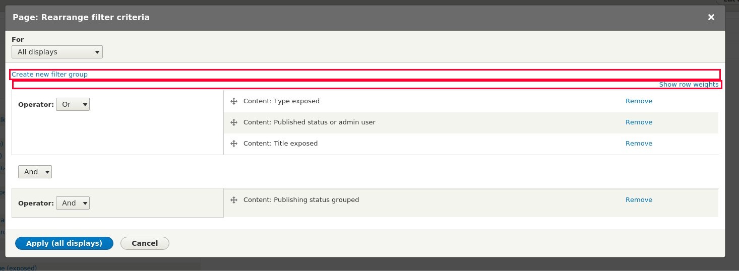 Styling for Views UI rearrange filters [#2675522] | Drupal.org
