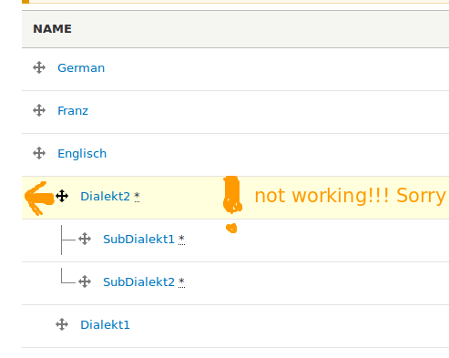 [regression] Table Drag handles no longer respond to up/down arrow keys ...
