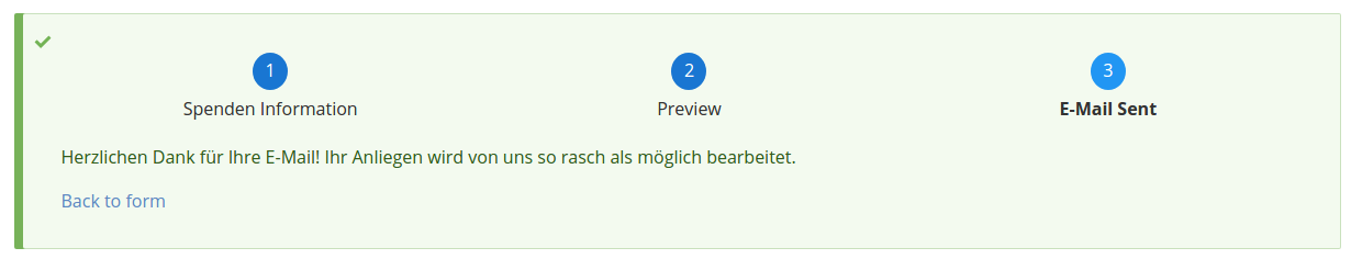Inline Webform Confirmation Message Wraps Around Webform Progress Tracker When Classes Message