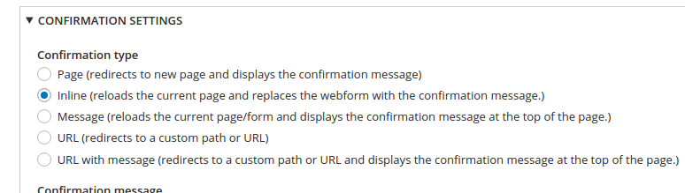 Inline Webform Confirmation Message Wraps Around Webform Progress Tracker When Classes Message
