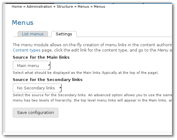 Drop Down menu option not available [#2566641] | Drupal.org