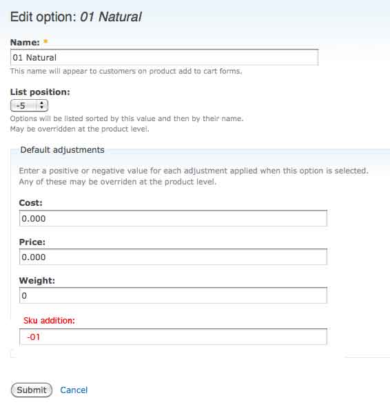 Is it possible to add auto SKU number generation for the options ...