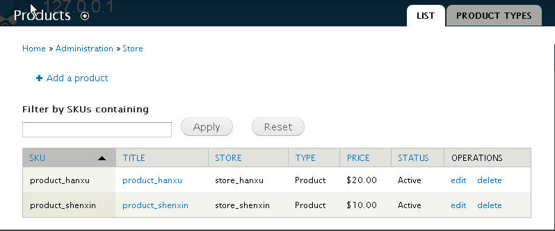 incorrect store display in the shopping cart [#2384477] | Drupal.org