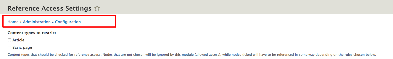 Add configure link to modules listing page [#2868070] | Drupal.org