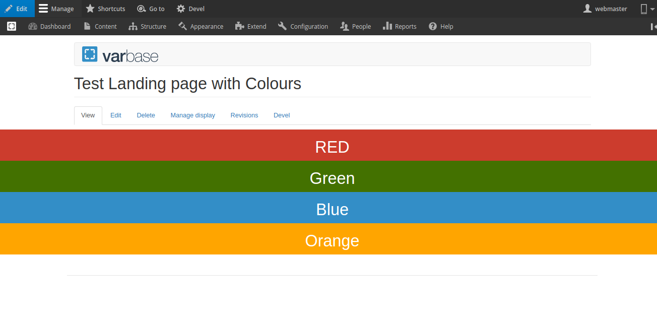 Changed [Background Color] in the Styling Settings to use a set of Color set to choose with ...