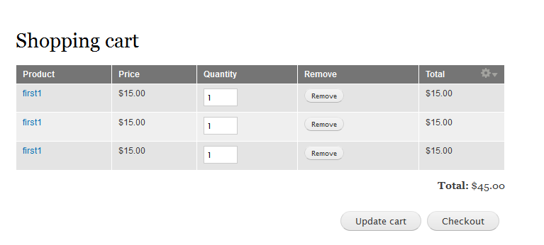 Same product add in cart multiple time its show in another row not increase just quantity ...