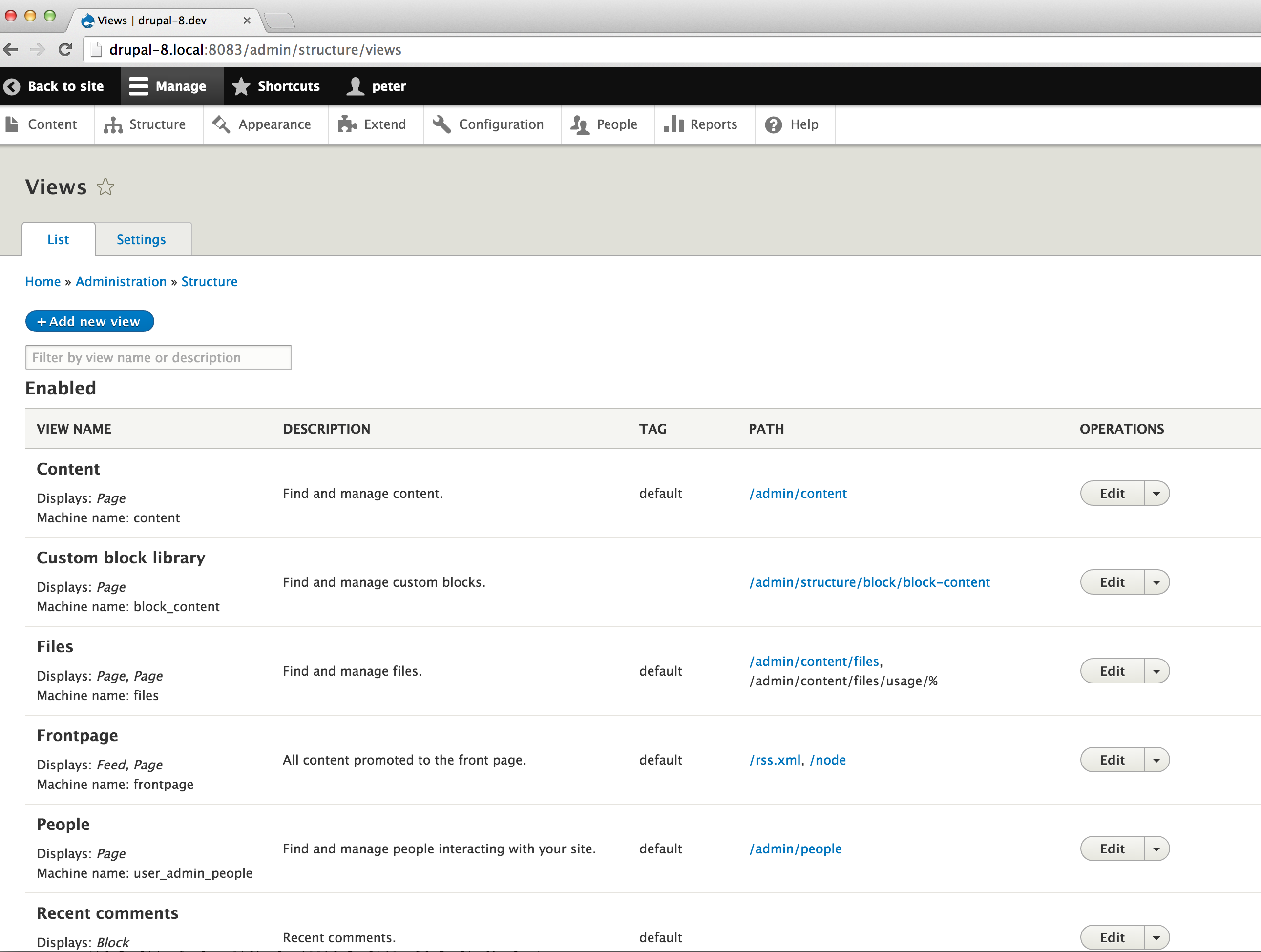 Remove SafeMarkup::set in ViewListBuilder [#2505931] | Drupal.org