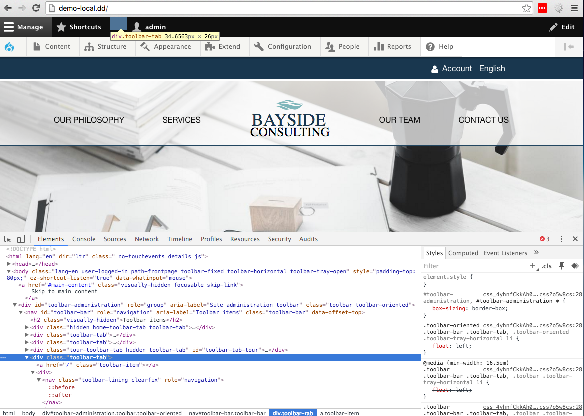 admin_toolbar_tools adds a random chip to the Toolbar [#2709471] | Drupal.org