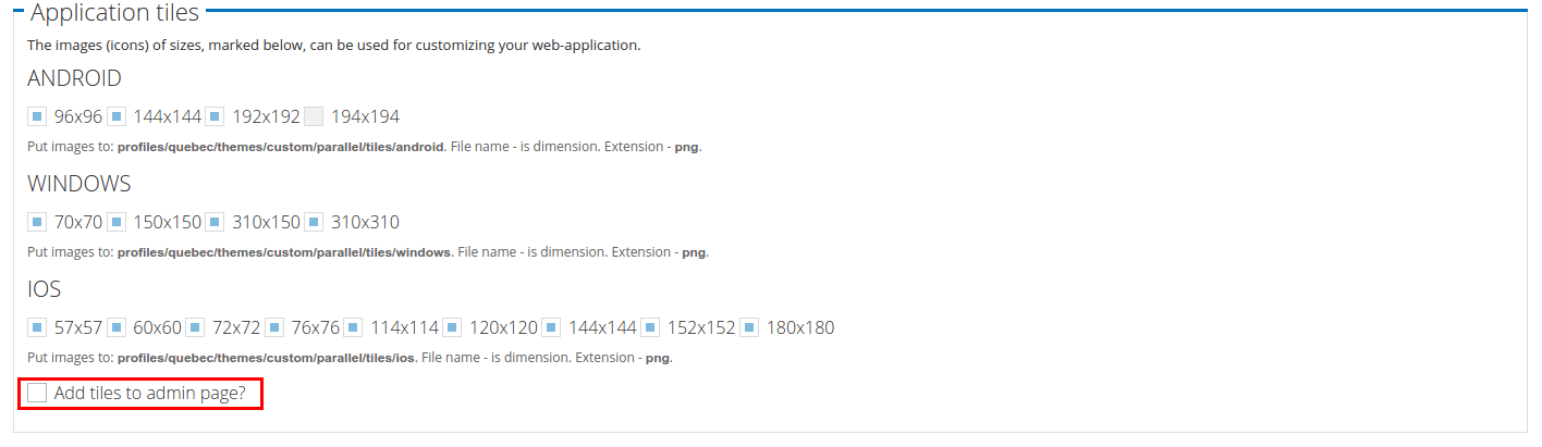 Apptiles meta tags in admin UI [#2699251] | Drupal.org
